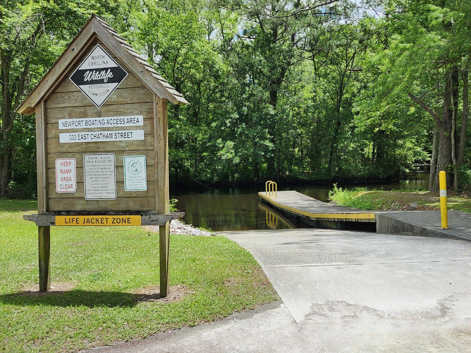 NC Wildlife Resource Commission Boat Ramp | Newport, NC
